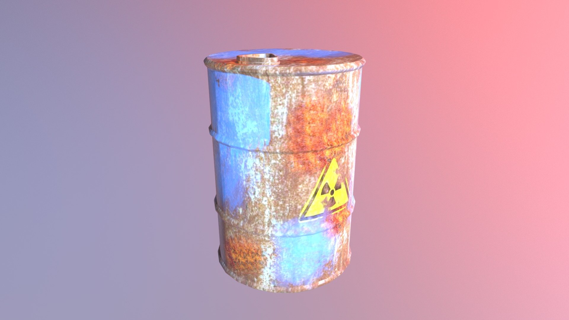 Radioactive barrel. - 3D model by Gabriel Leal Santos (@Gabriel.Leal ...