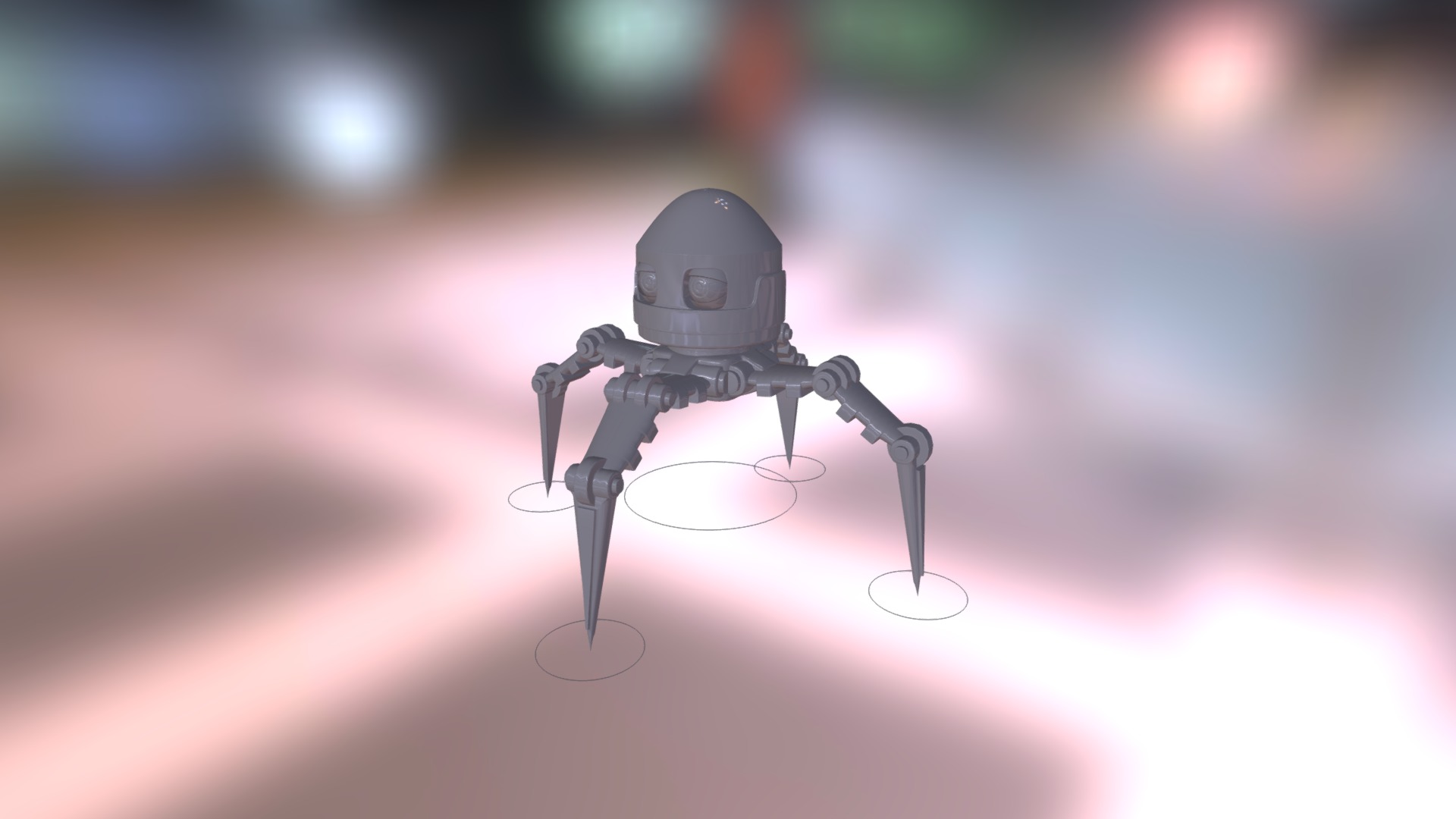 Day 2 Spiderbot - 3D model by Theodor During (@demonicflower) [6c109cc] - Sketchfab