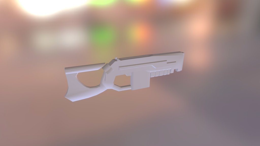 Futuristic Gun - 3D model by Hassan Nasser (@hassan.h.nasser) [6c10b9f ...