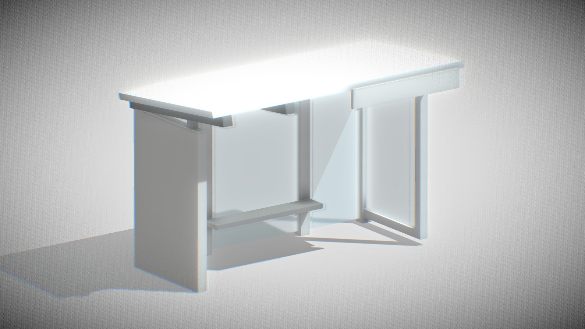 Bus Stop [Low Poly] - Download Free 3D model by Islide [6c12912 ...
