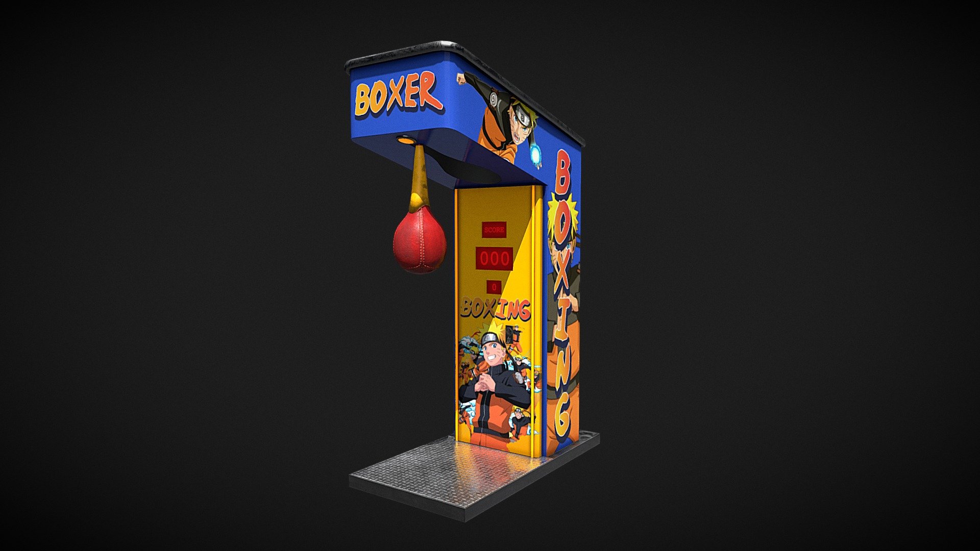 Boxing Arcade Machine - Buy Royalty Free 3D model by Kaur Põldmaa ...