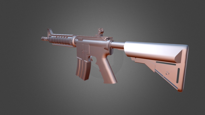 M4a4 Model - 3D model by Zquiller [6c148d4] - Sketchfab