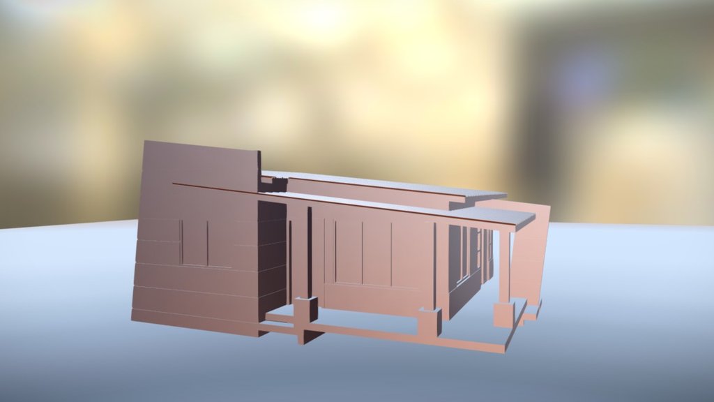 Cabaña - 3D model by arq.cristiangrullon [6c168e7] - Sketchfab