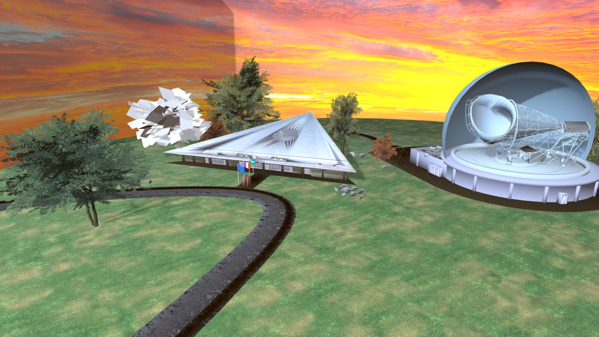 Radome - 3D model by vriche [6c186f3] - Sketchfab
