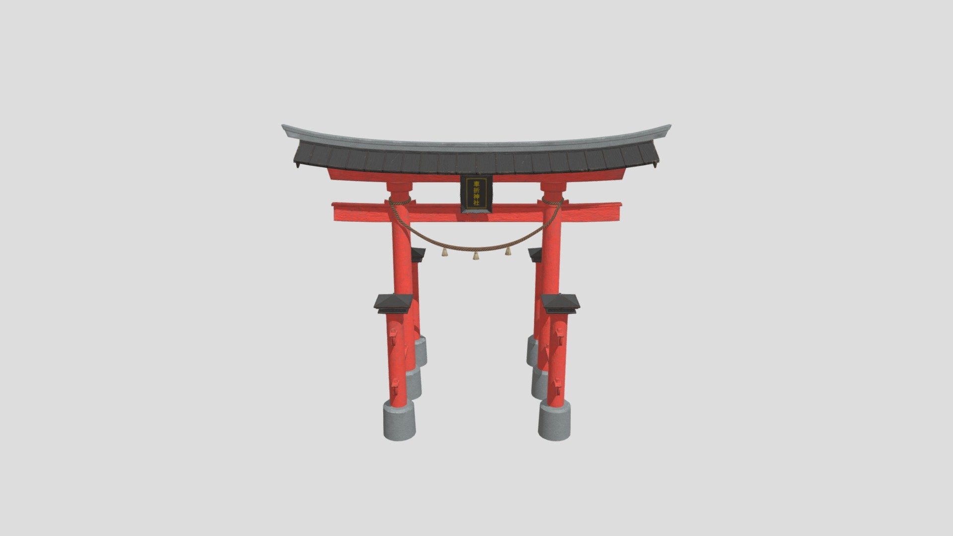 Torii Gate - 3D model by MattBeeby (@mbeeby) [6c18c68] - Sketchfab