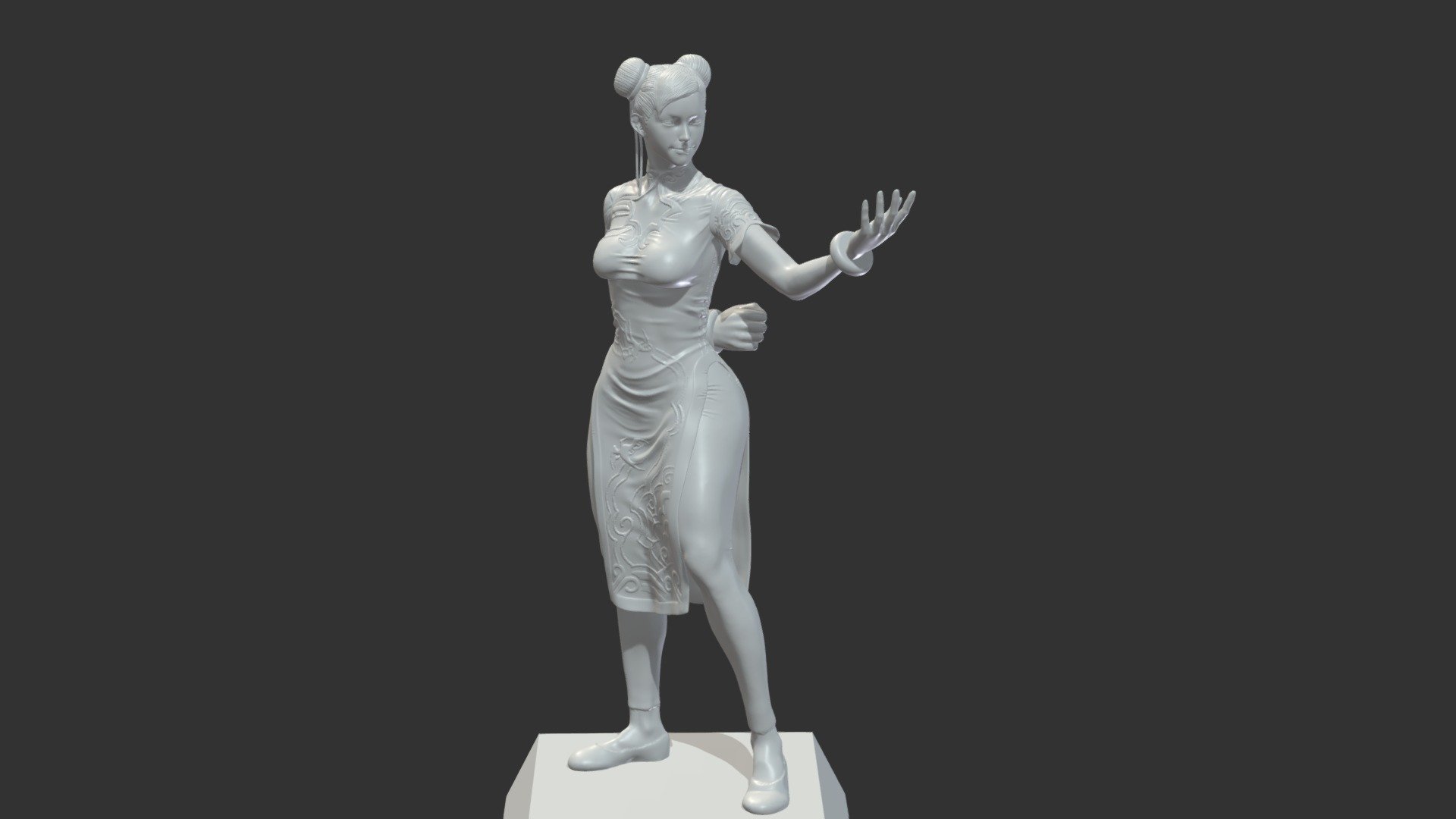 Chun li v2 - 3D model by XRX (@xerxes6696) [6c19065] - Sketchfab