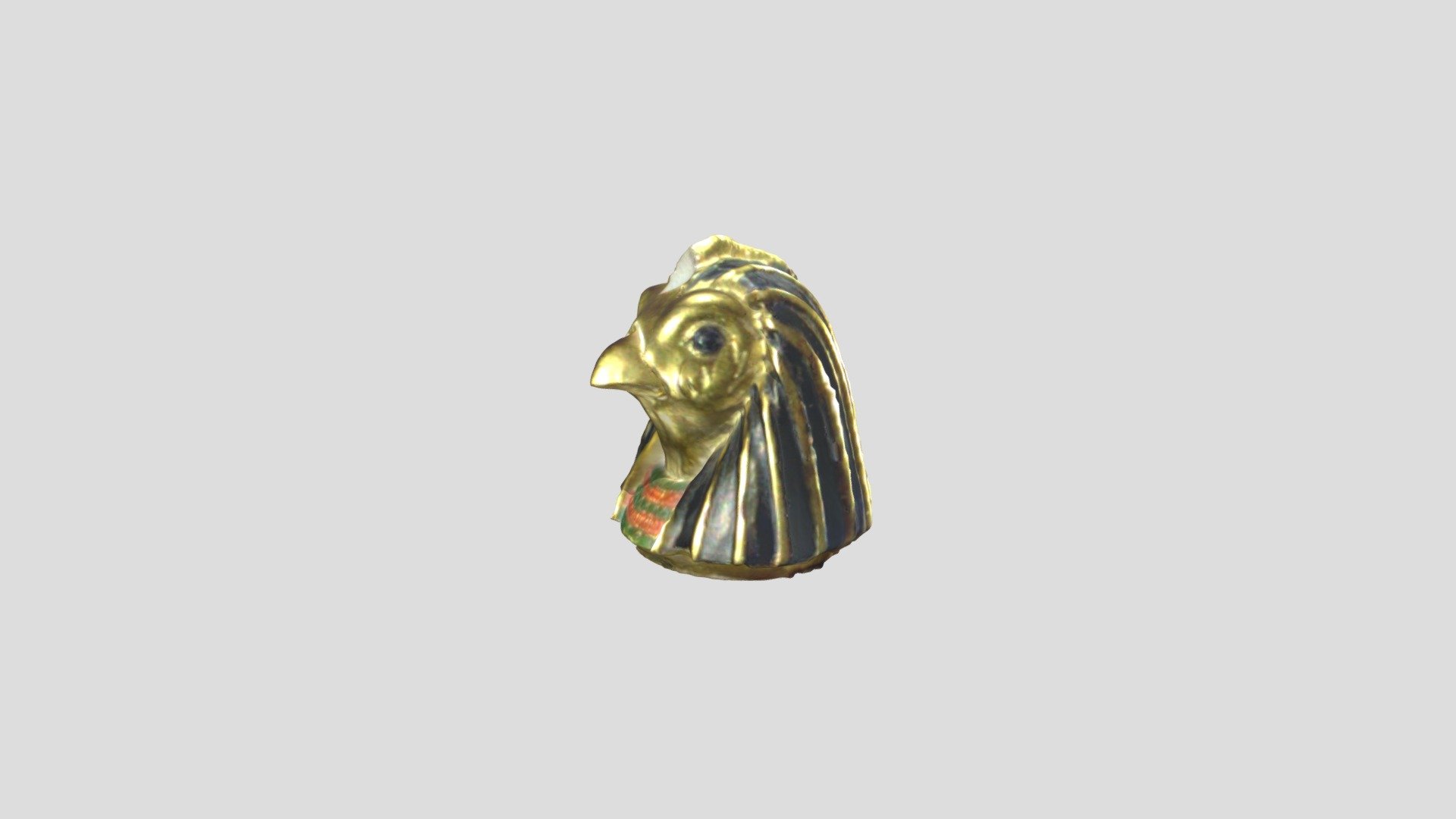 Falcon head - 3D model by Aberdeen City Libraries ...