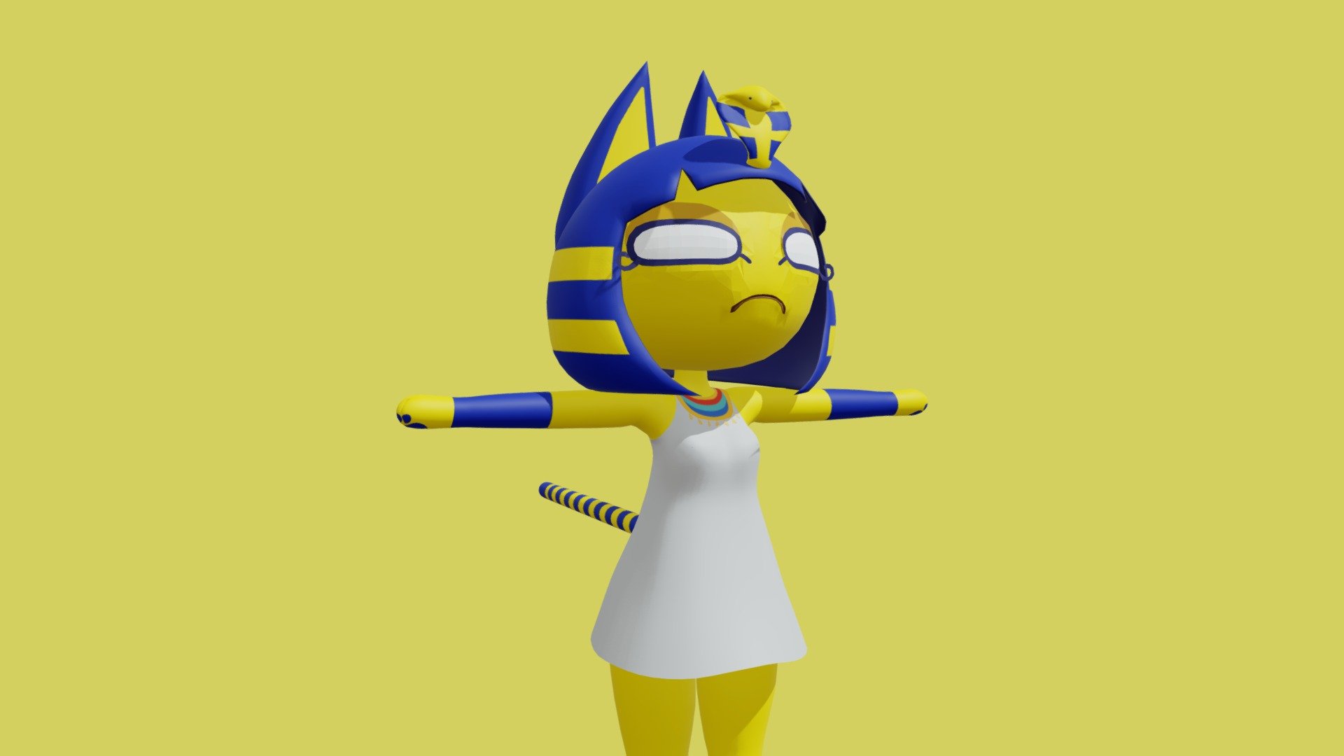 ankha 1 - Download Free 3D model by Gatomoderno (@kevinmachorro04 ...
