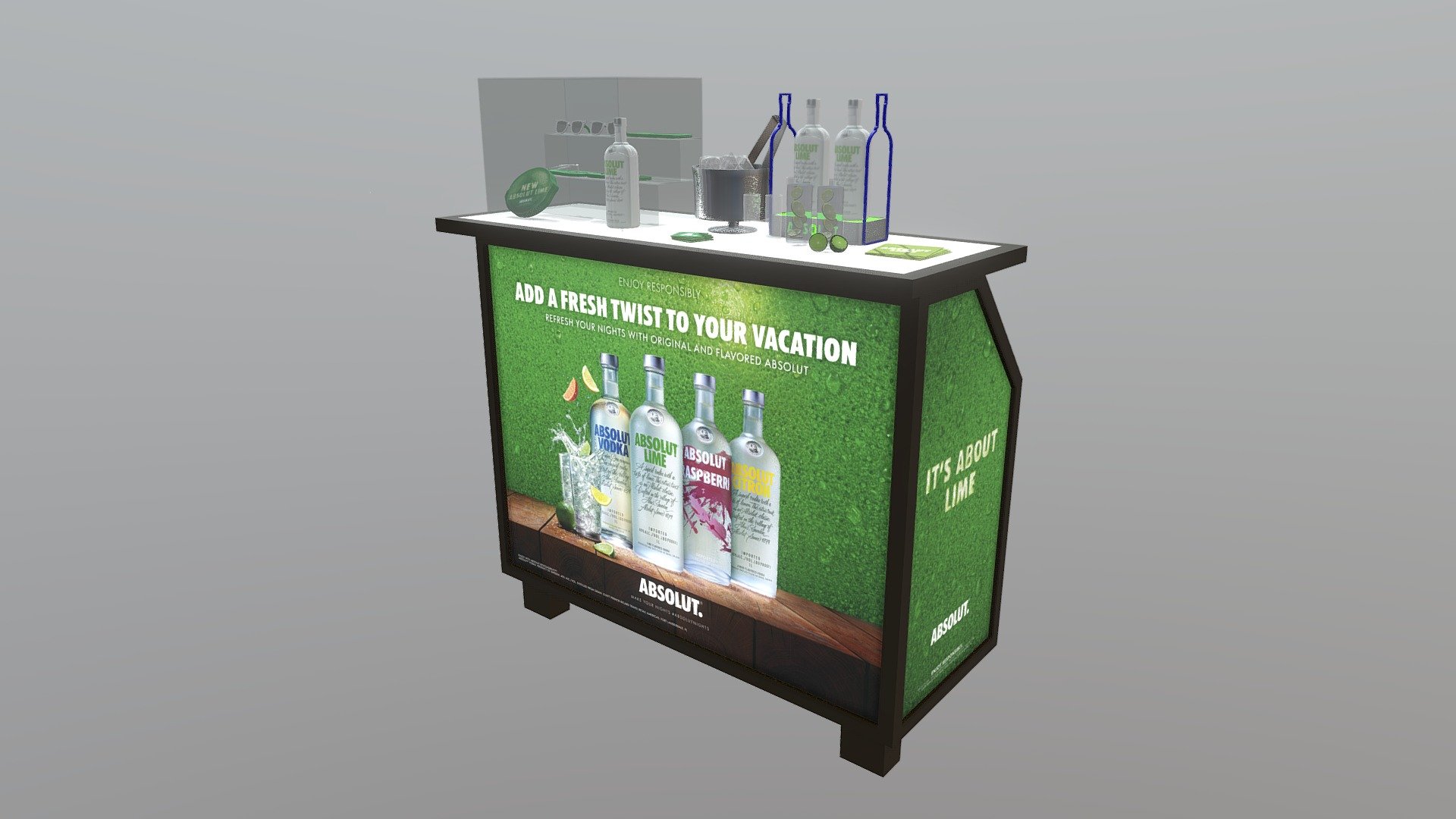 LIME BAR - 3D model by Koistudio MIAMI (@redesignstudio) [6c1a388 ...