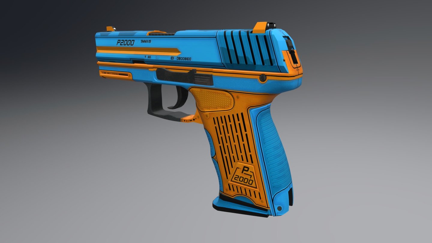 P2000 | Jack'o Jack (original) - 3D model by p1etje2 [6c1b766] - Sketchfab