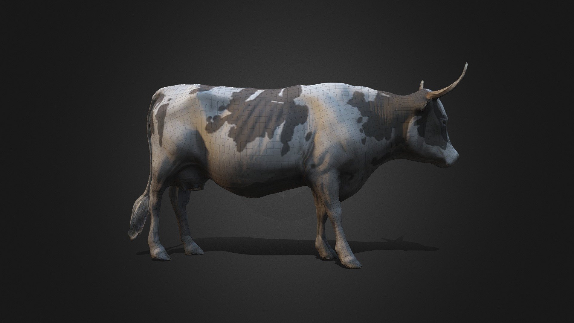 Cow 2 - 3D model by alitural [6c1b789] - Sketchfab