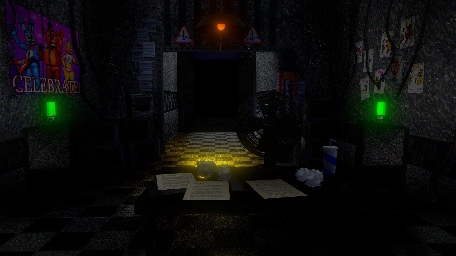 FNAF 2 Office - Download Free 3D model by skylajade69 [6c1bb81] - Sketchfab
