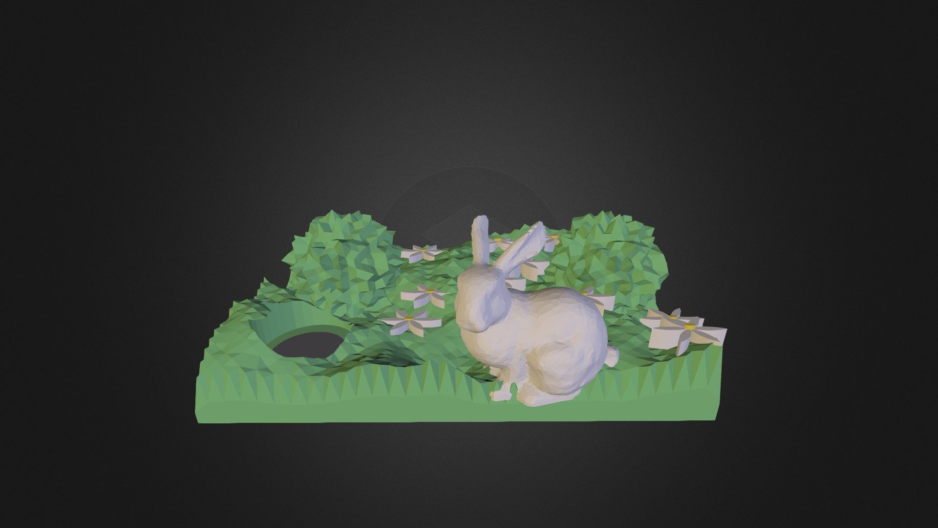 spring bunny and hole - 3D model by dr who john smith (@drwhojohnsmith ...