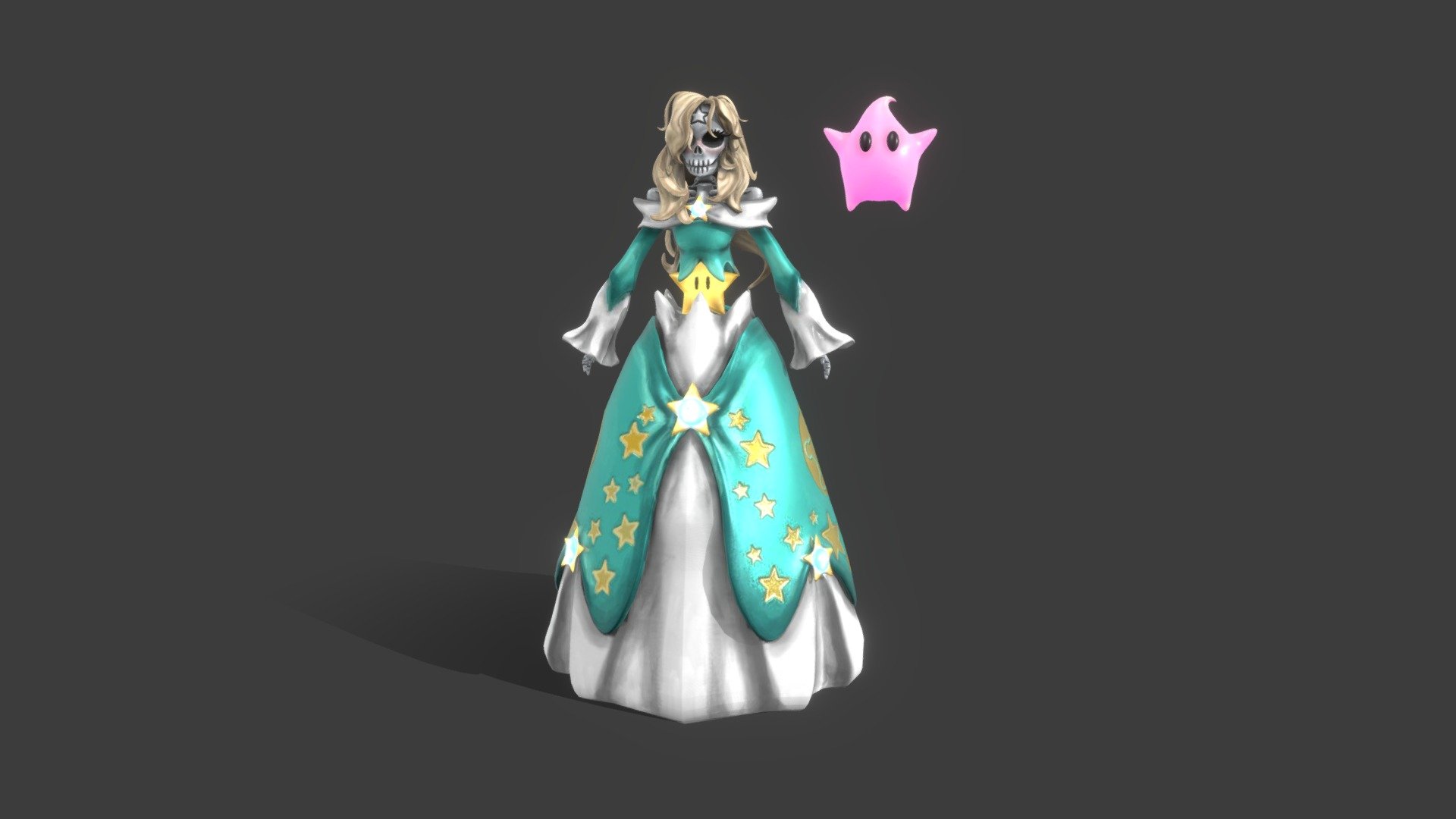Dead Rosalina A pose - 3D model by Elwinn (@CyrielleR) [6c1f4dc ...