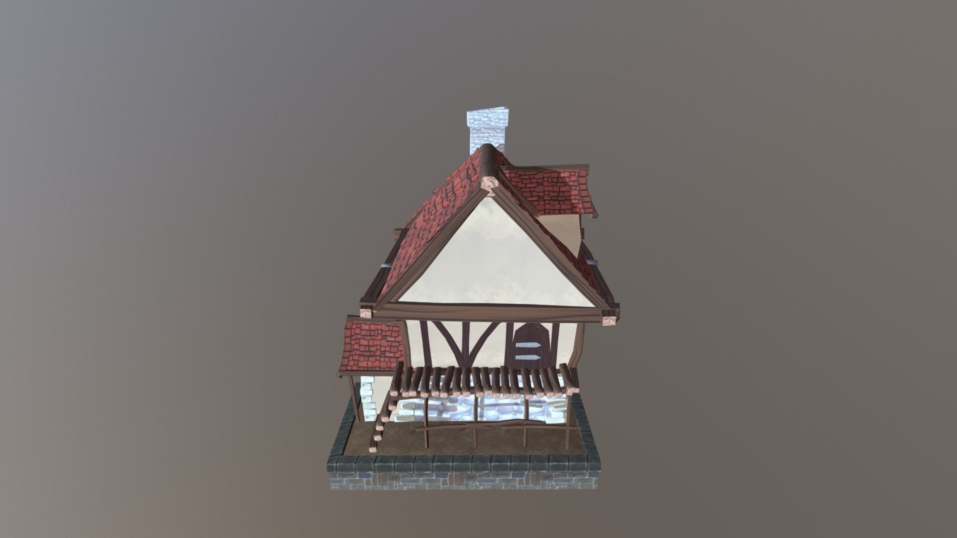 Village House - 3D model by Nancy (@17192813) [6c20810] - Sketchfab