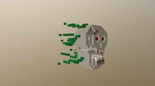 Skull creature minecraft - 3D model by Henry9135 [6c20fb2] - Sketchfab