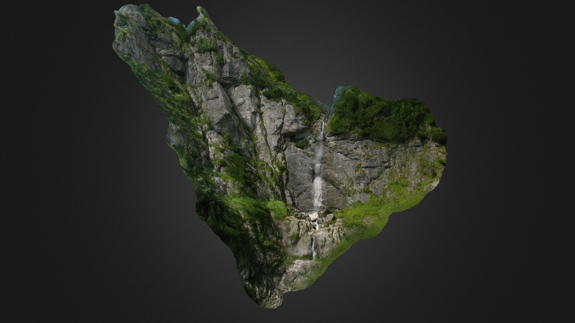 Waterfall - 3D model by SenYul [6c21347] - Sketchfab