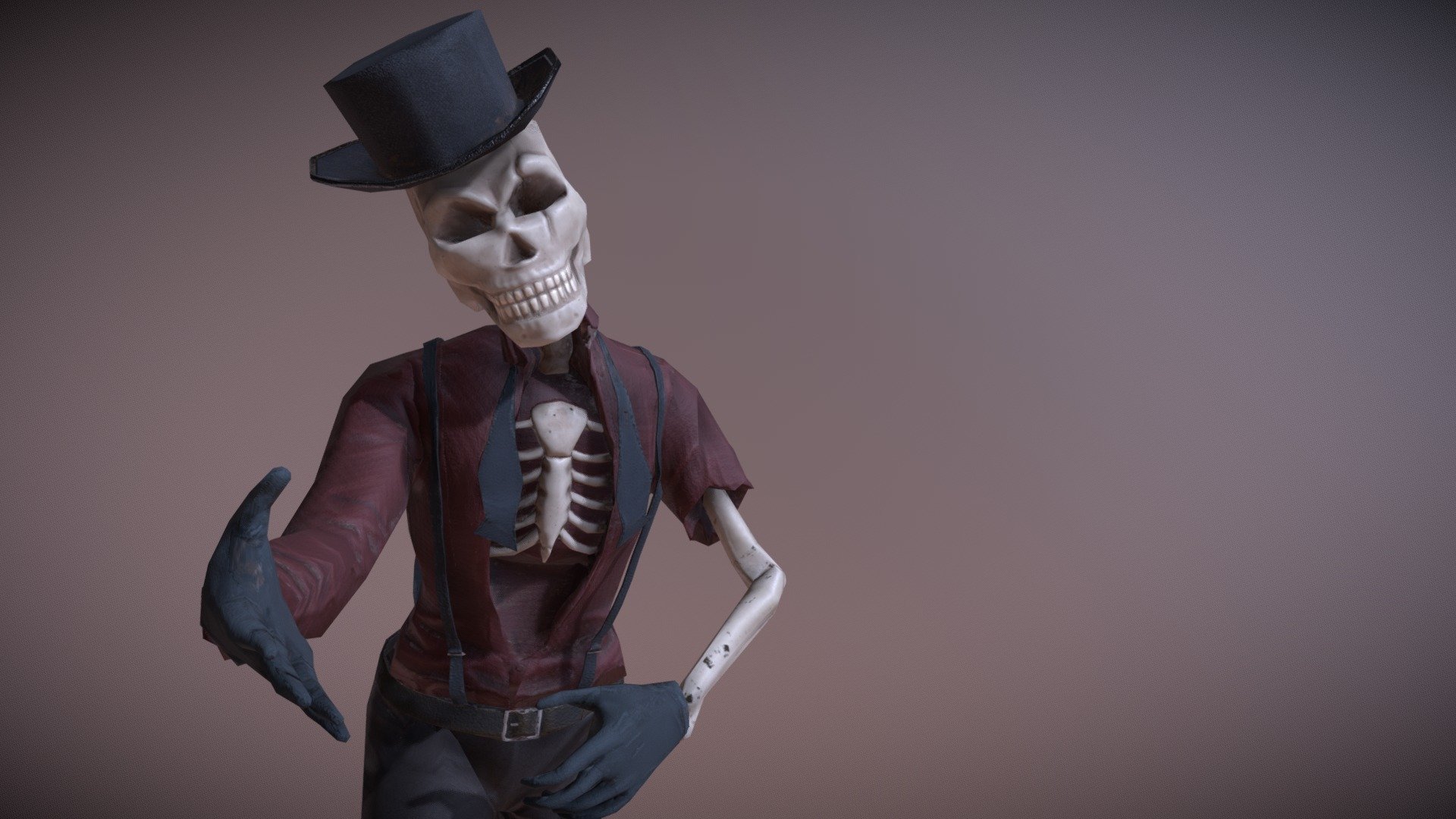 Skeleton Groom - 3D model by CharlineSacre [6c21515] - Sketchfab