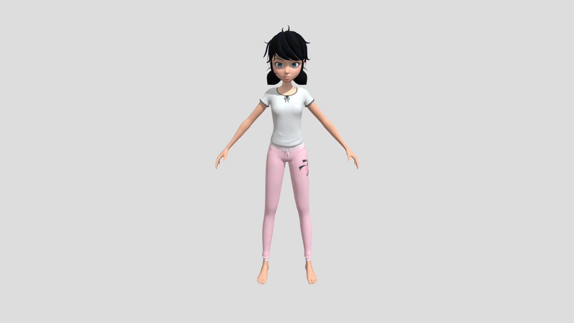 Marinette_Casual - Download Free 3D model by helo.tuih [6c22196 ...