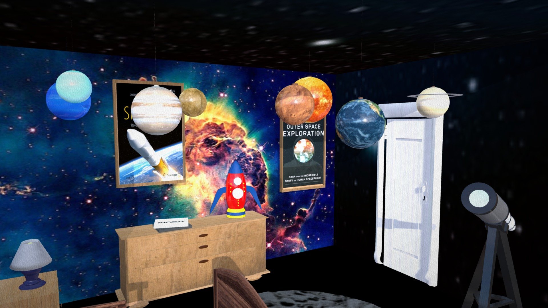 Space_Room - 3D model by natashacollimore [6c225d0] - Sketchfab