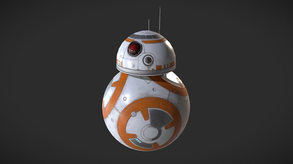 BB-8 Fanart - 3D model by Jaewoo (@siejang85) [6c22ba9] - Sketchfab