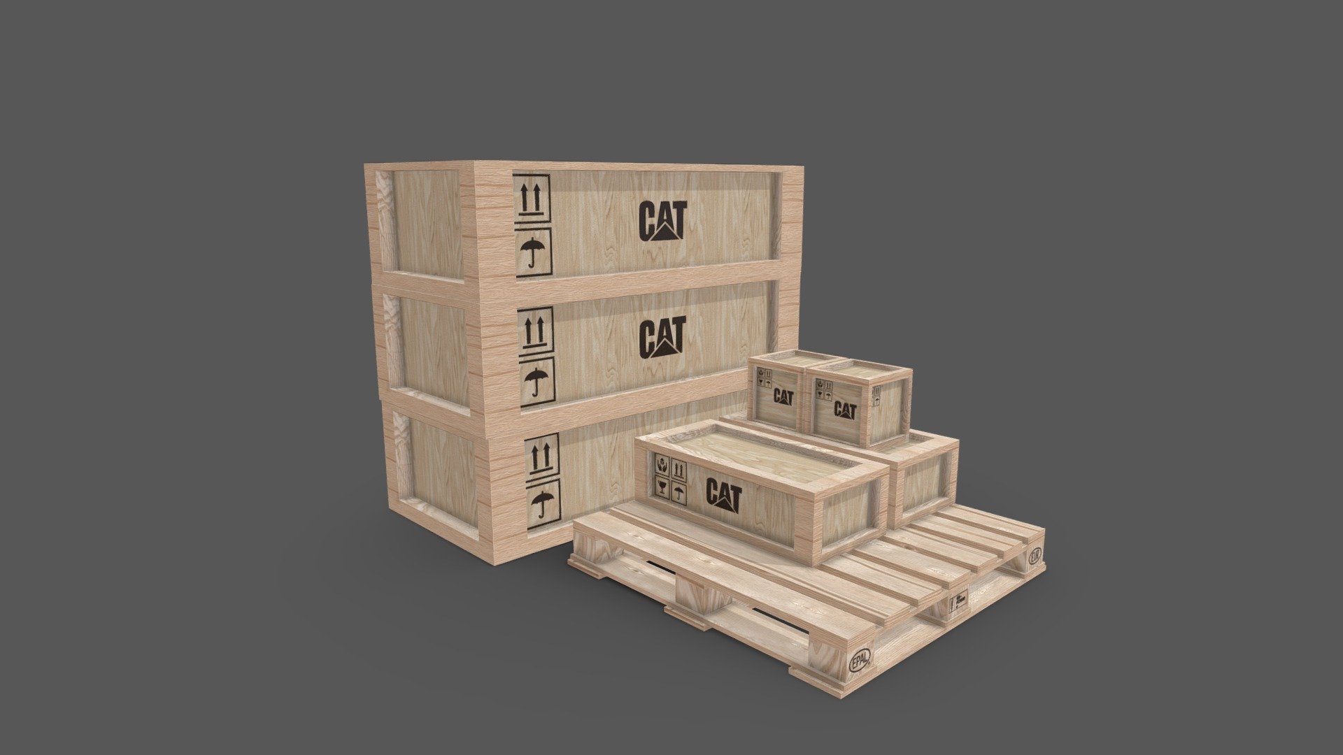 Wooden Storage Boxes - Download Free 3D model by yarankepang [6c237fd ...