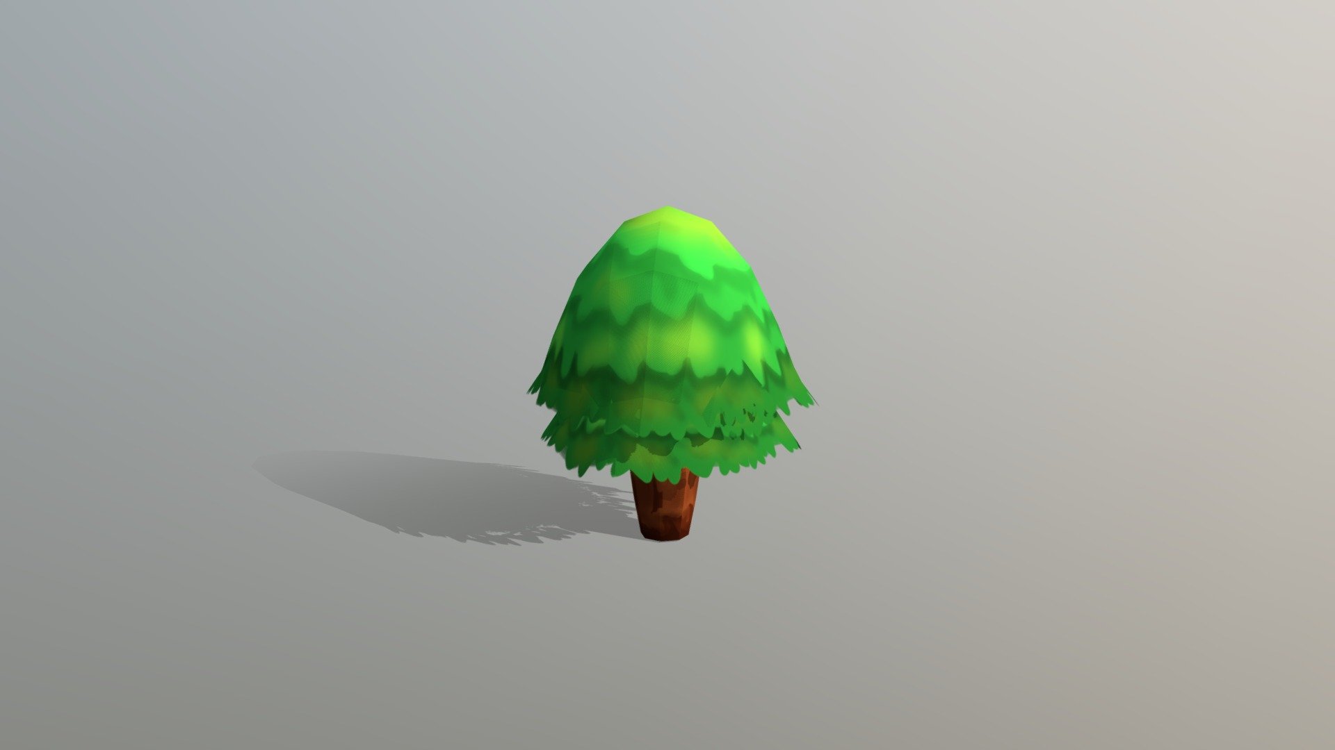 Small hand painted tree - 3D model by michael_grodkowski [6c24572 ...