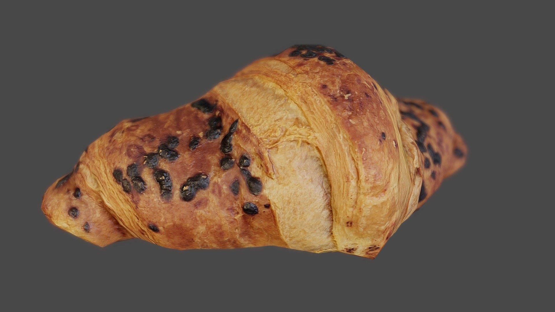 Choko Croissant - Low Poly - Photogrammetry - 3D model by GAMEGRAMMETRY ...