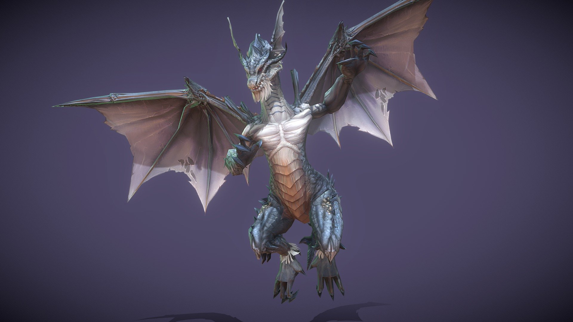 Blue Dragon Boss - 3D model by Tomas Verhaegh (@Tomas.Verhaegh ...