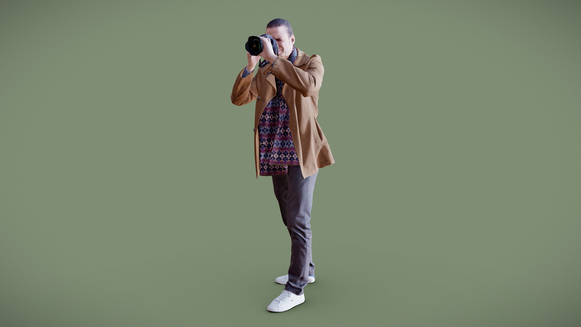 Marcel 10303 Well Dressed Photographer 3d Model By 3dpeopleofficial