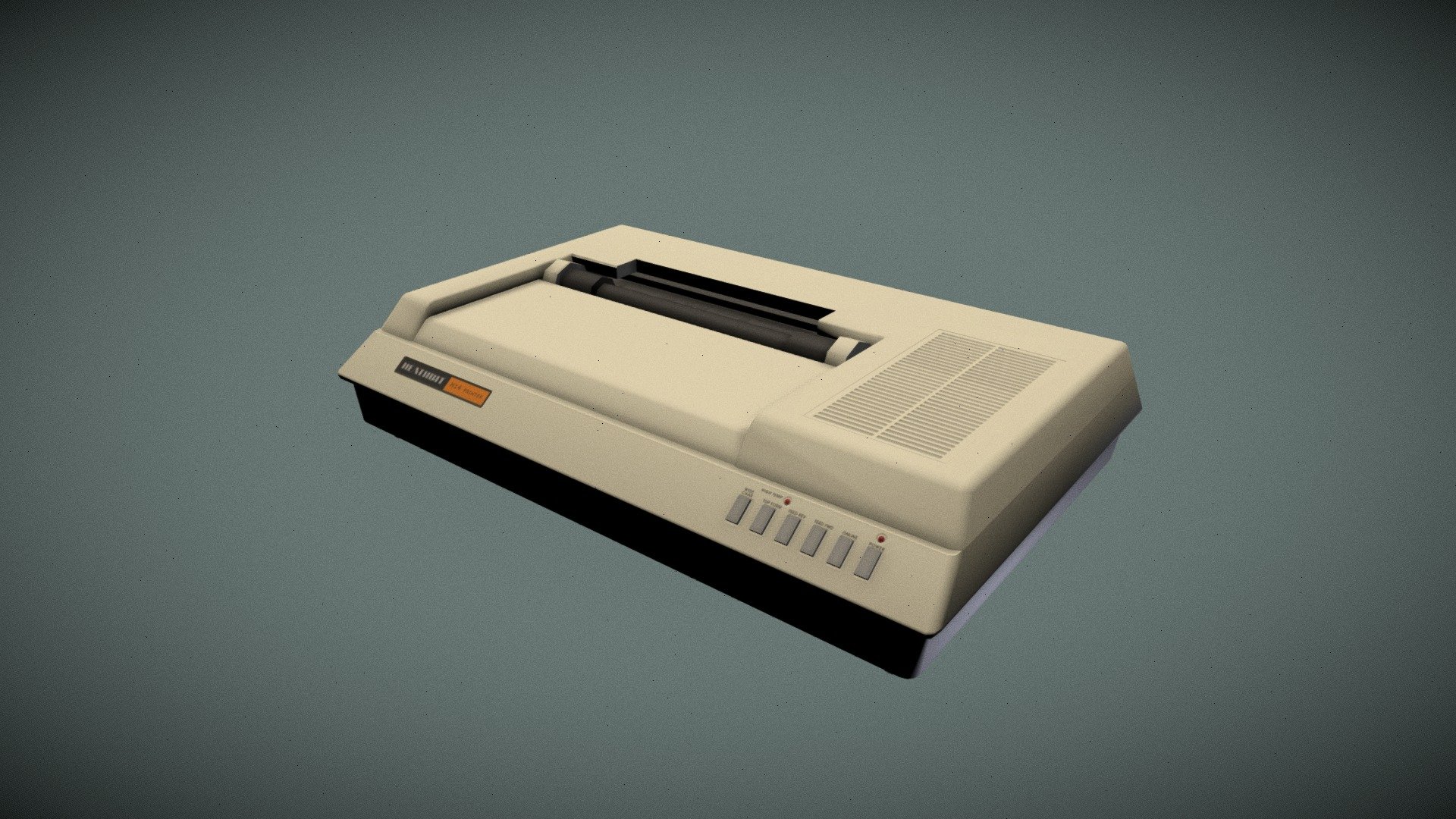 Retro Matrix Printer - Download Free 3D model by Johan Ström ...
