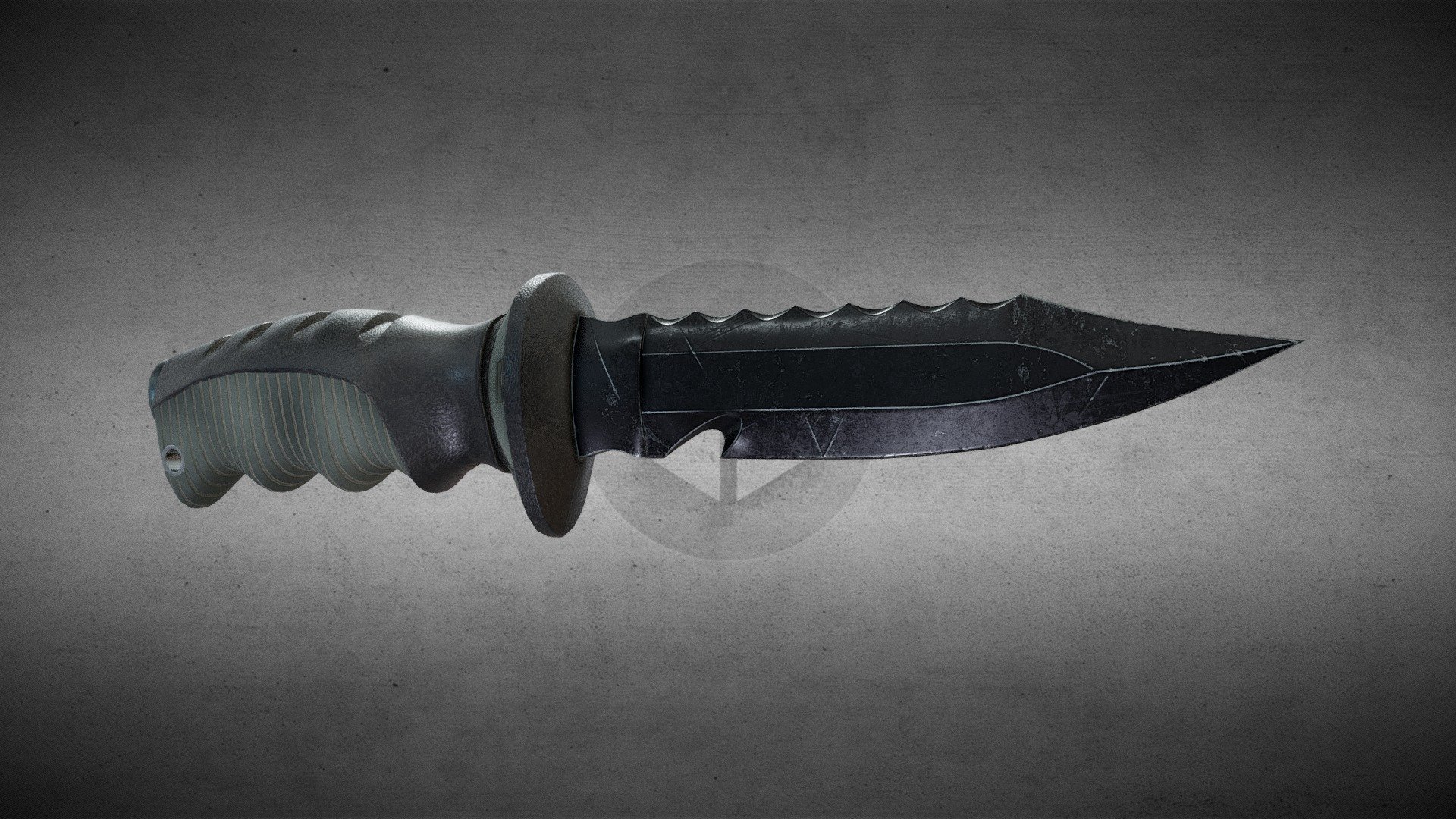 Combat Knife - 3D model by lespaul0689 [6c26a87] - Sketchfab