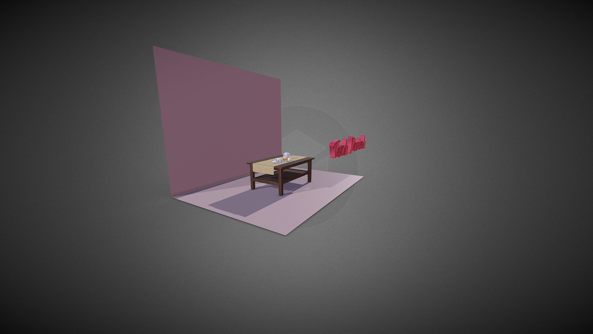 Tea Party - 3D model by Sultan Iljasov (@SultanIljasov) [6c26e21 ...