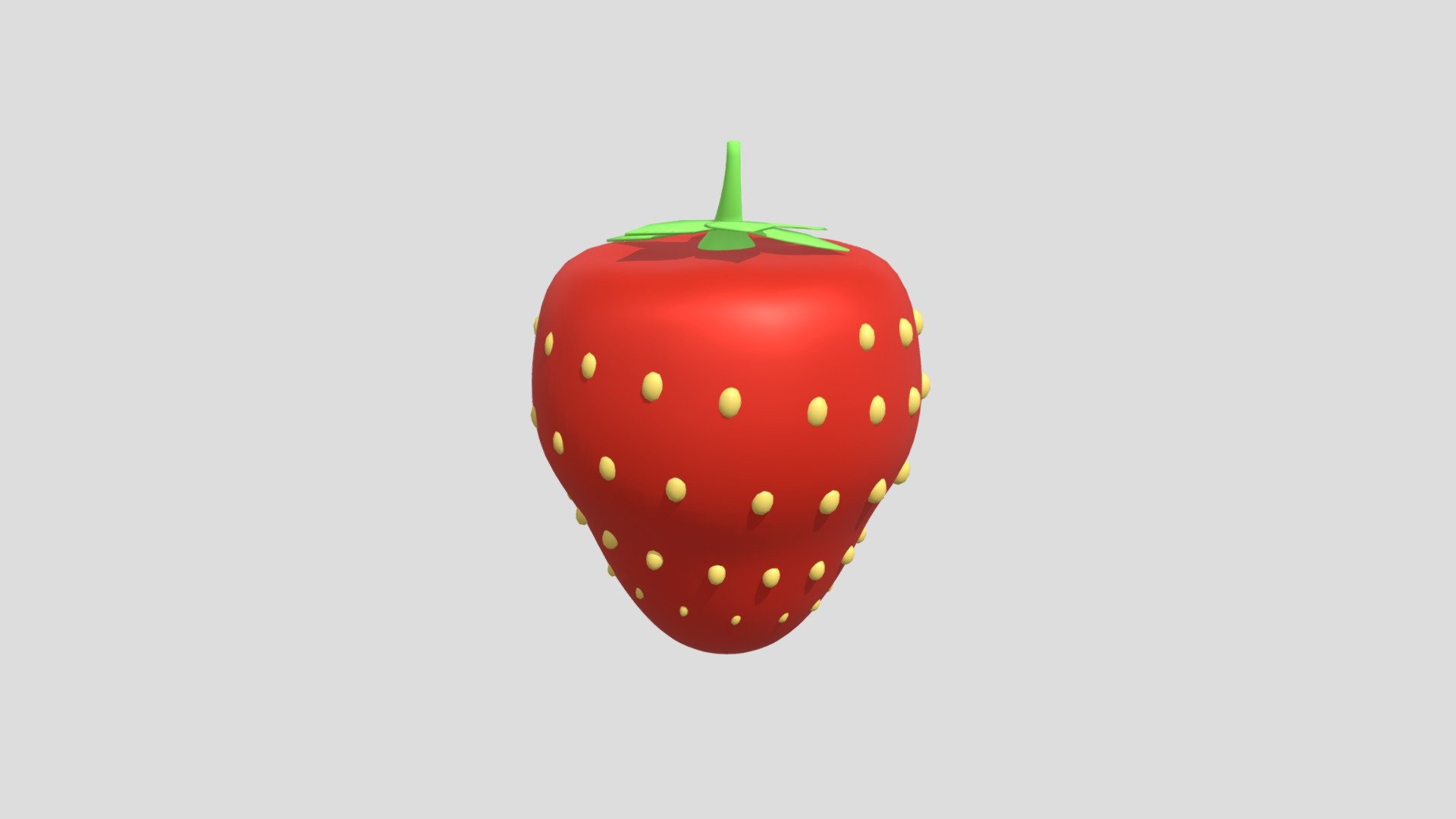 Strawberry - Download Free 3D model by cjc12358 [6c27f3a] - Sketchfab