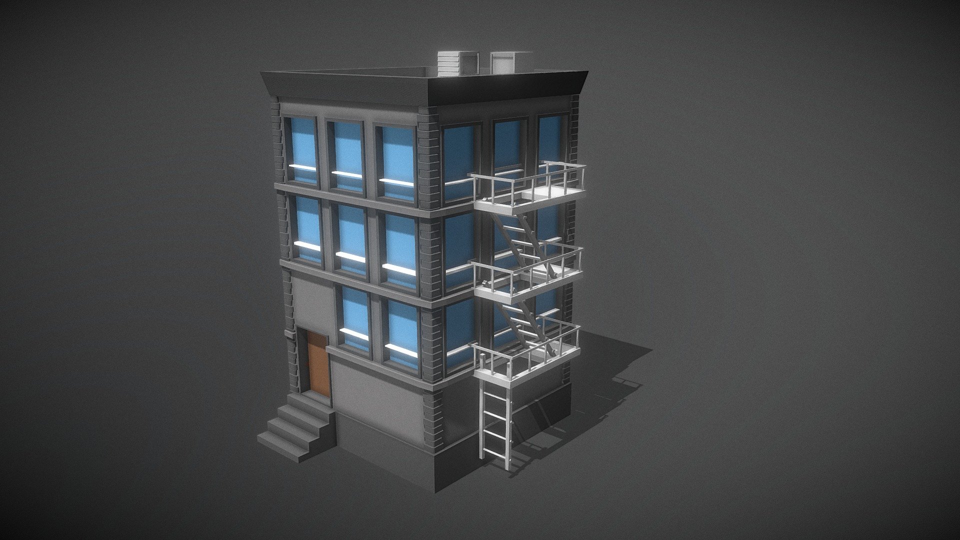 Low Poly Buidling - Download Free 3D model by Dandushik [6c29878 ...
