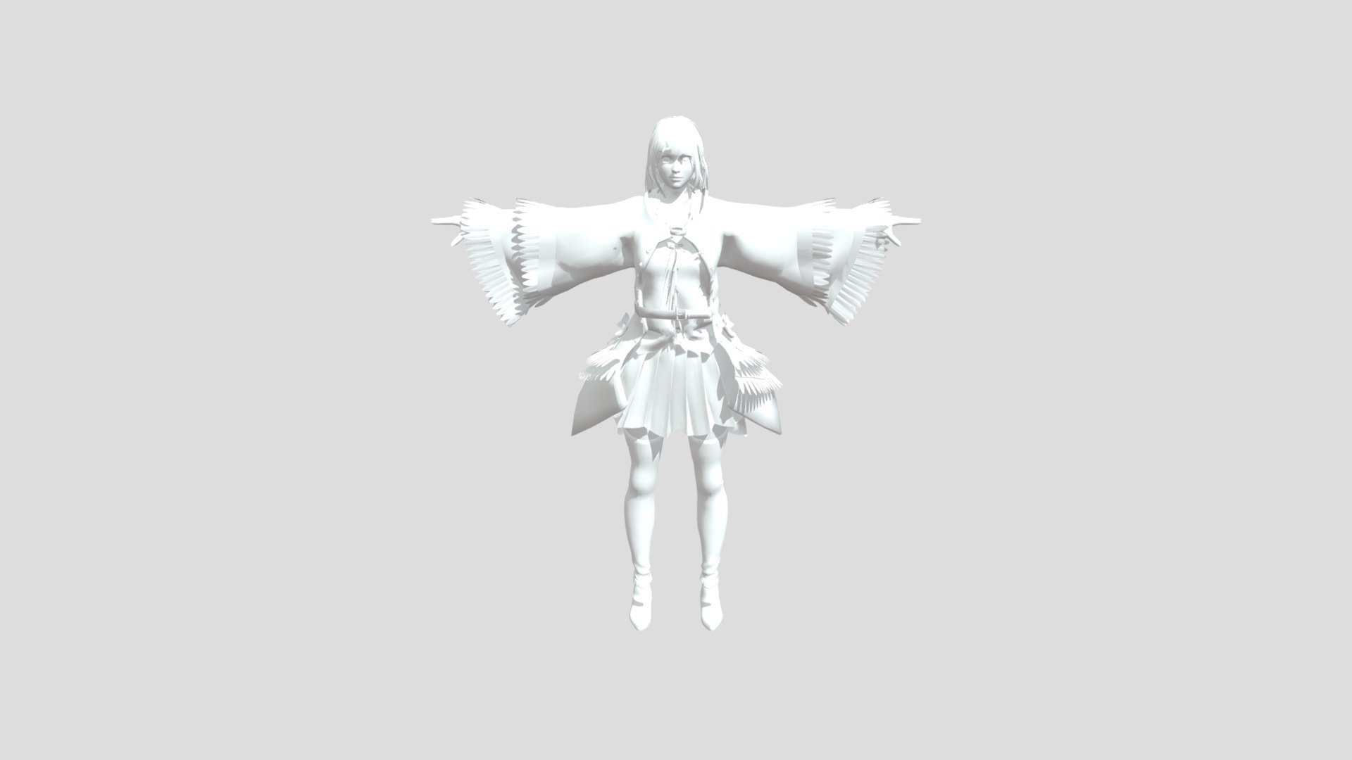 girl-witch - 3D model by farfarost [6c2a410] - Sketchfab