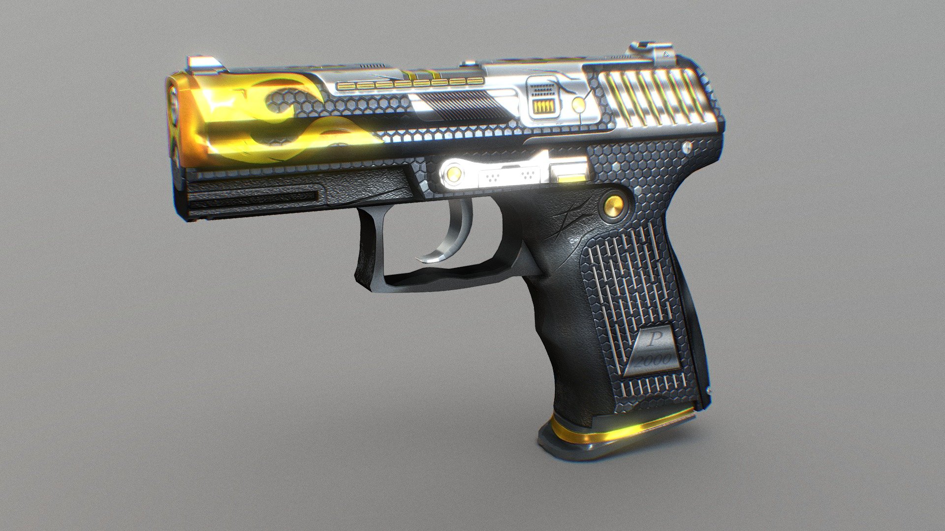 P2000 | Star Fantasy - 3D model by kosear [6c2aa6a] - Sketchfab