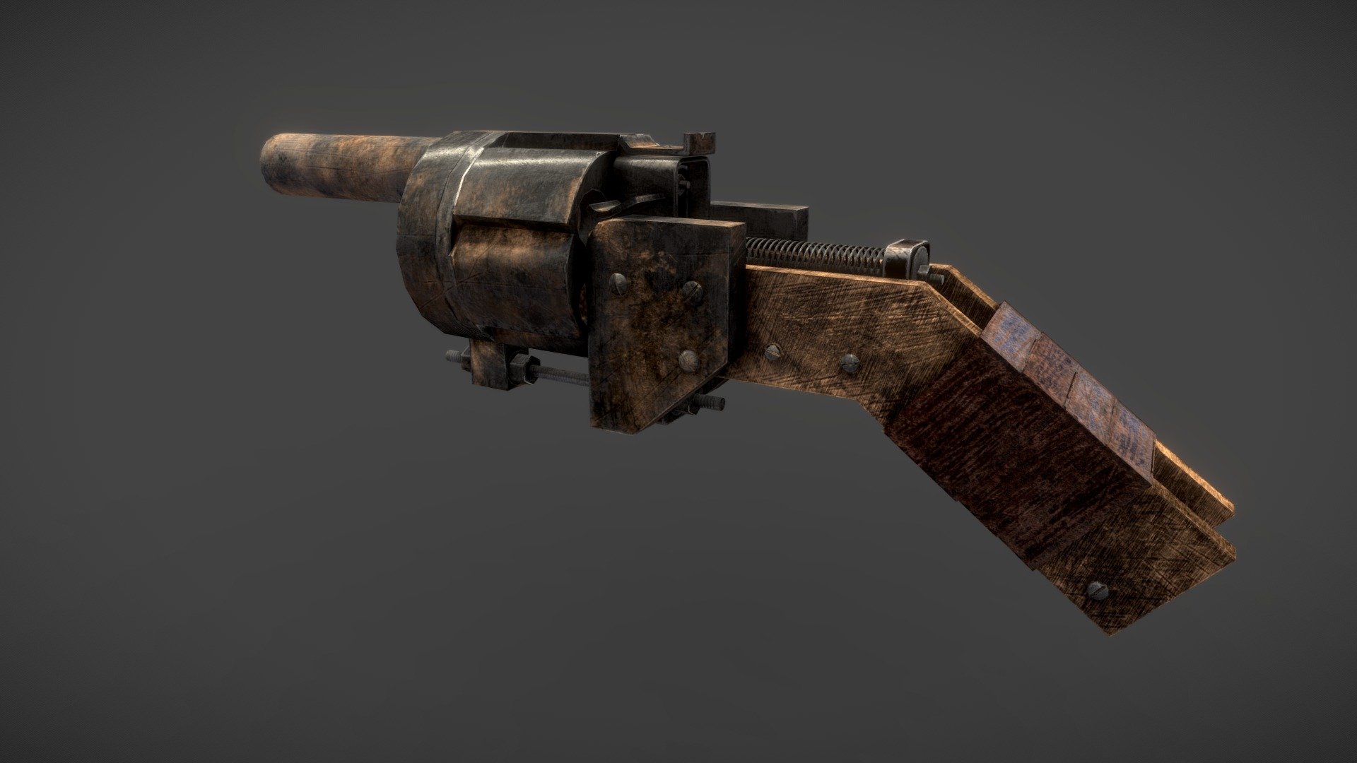 Old Gun - 3D model by VertXYZ [6c2c88c] - Sketchfab