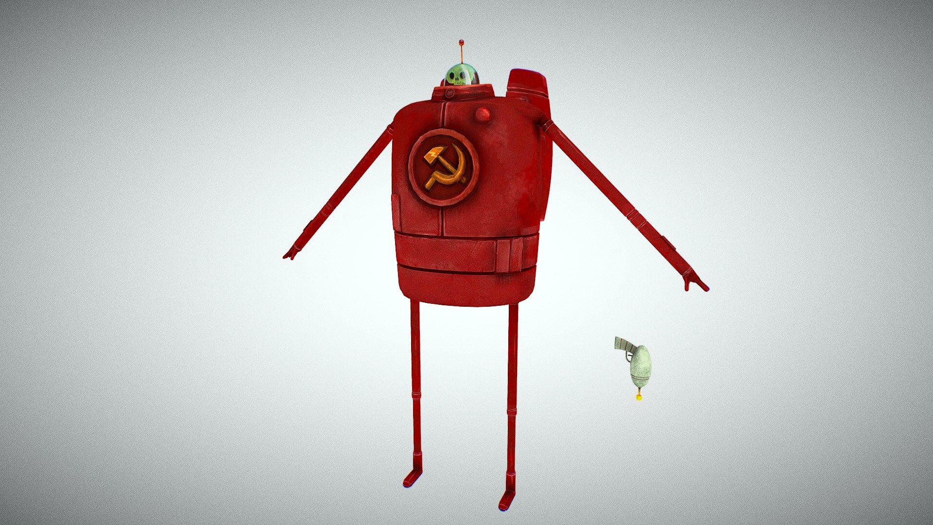 Soviet Space Ghoul - WIP - 3D model by Luis Dourado (@hlvisions ...