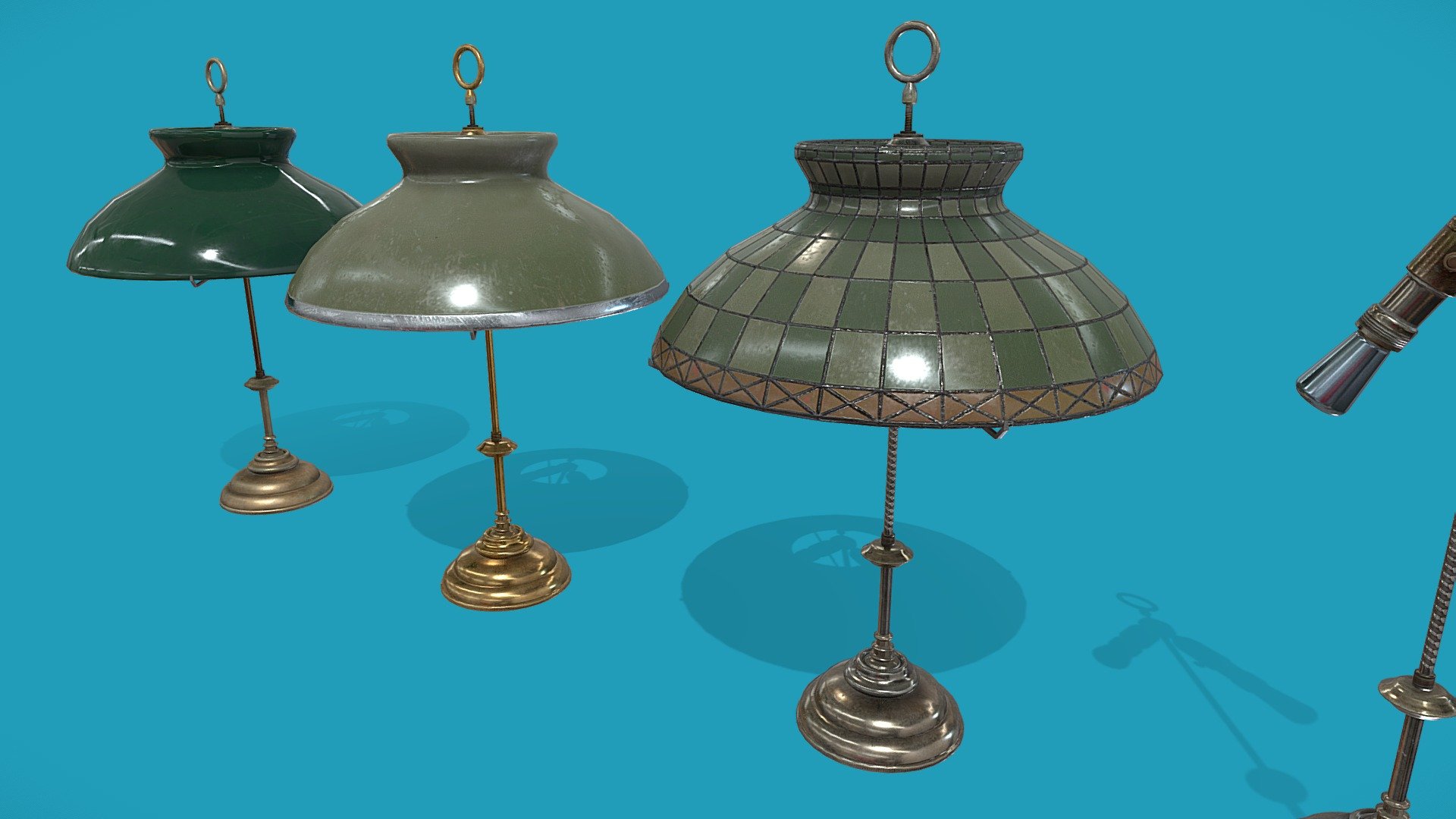 1920s Table Lamps Type D - 3D model by Mad_Lobster_Workshop [6c2e7b9 ...