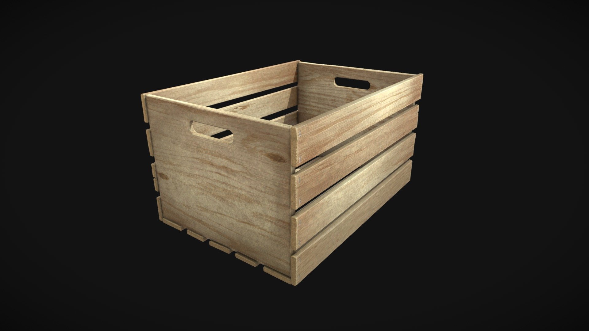 Nice Wooden Crate - 3D model by Cory Smith (@cory.smithereens) [6c303e6 ...