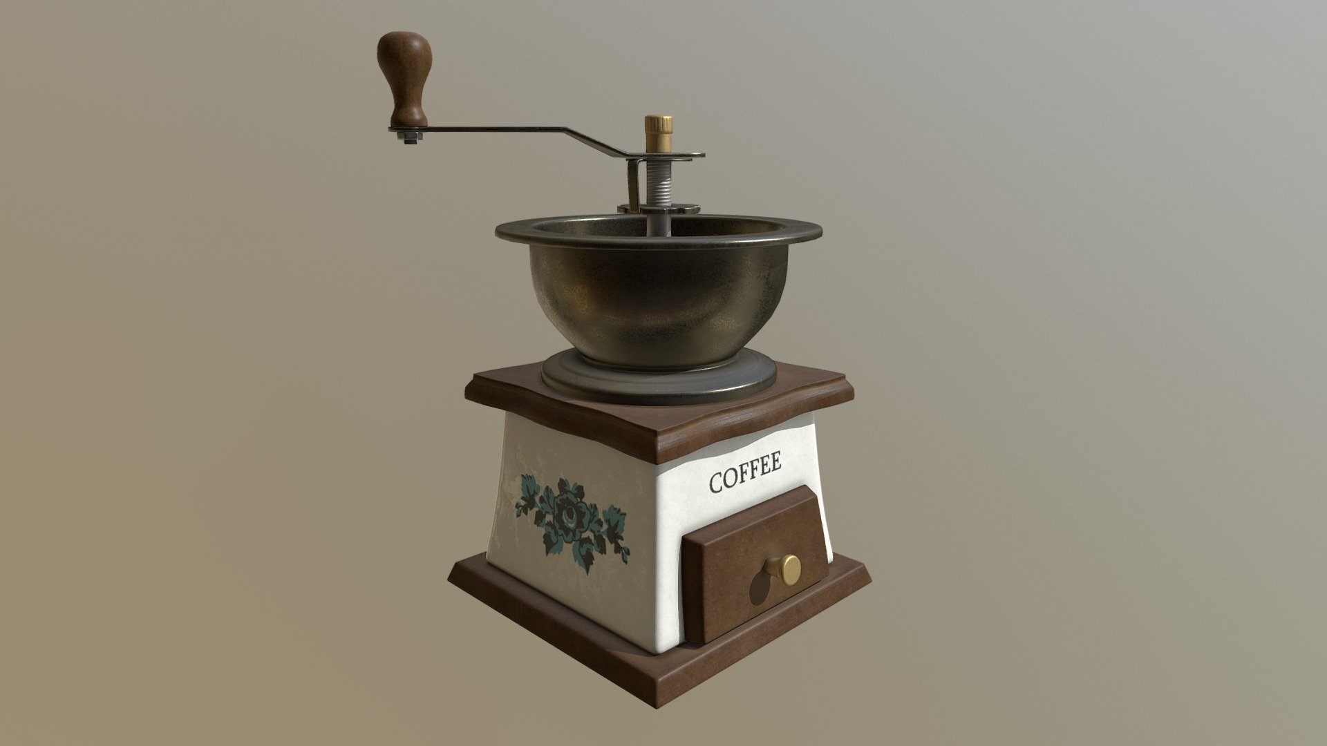 Coffee Grinder - 3D model by ri24 [6c3082a] - Sketchfab