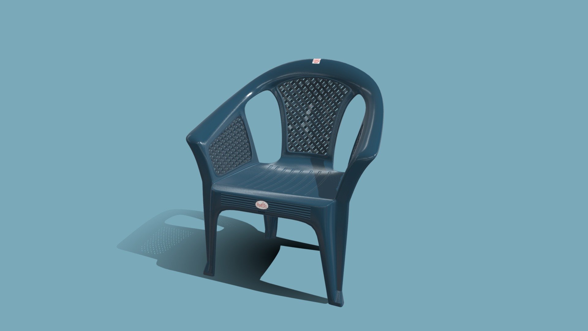 Petals Plastic Chair - 3D model by karthik_1626 (@pare.karthik ...