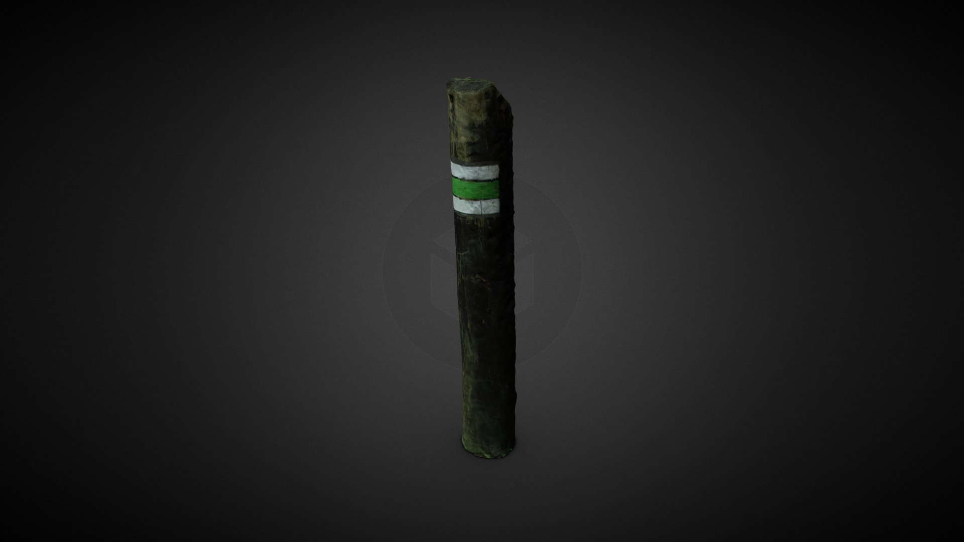 Marker post - Green Trail - Download Free 3D model by Zygomir.Fabricati ...