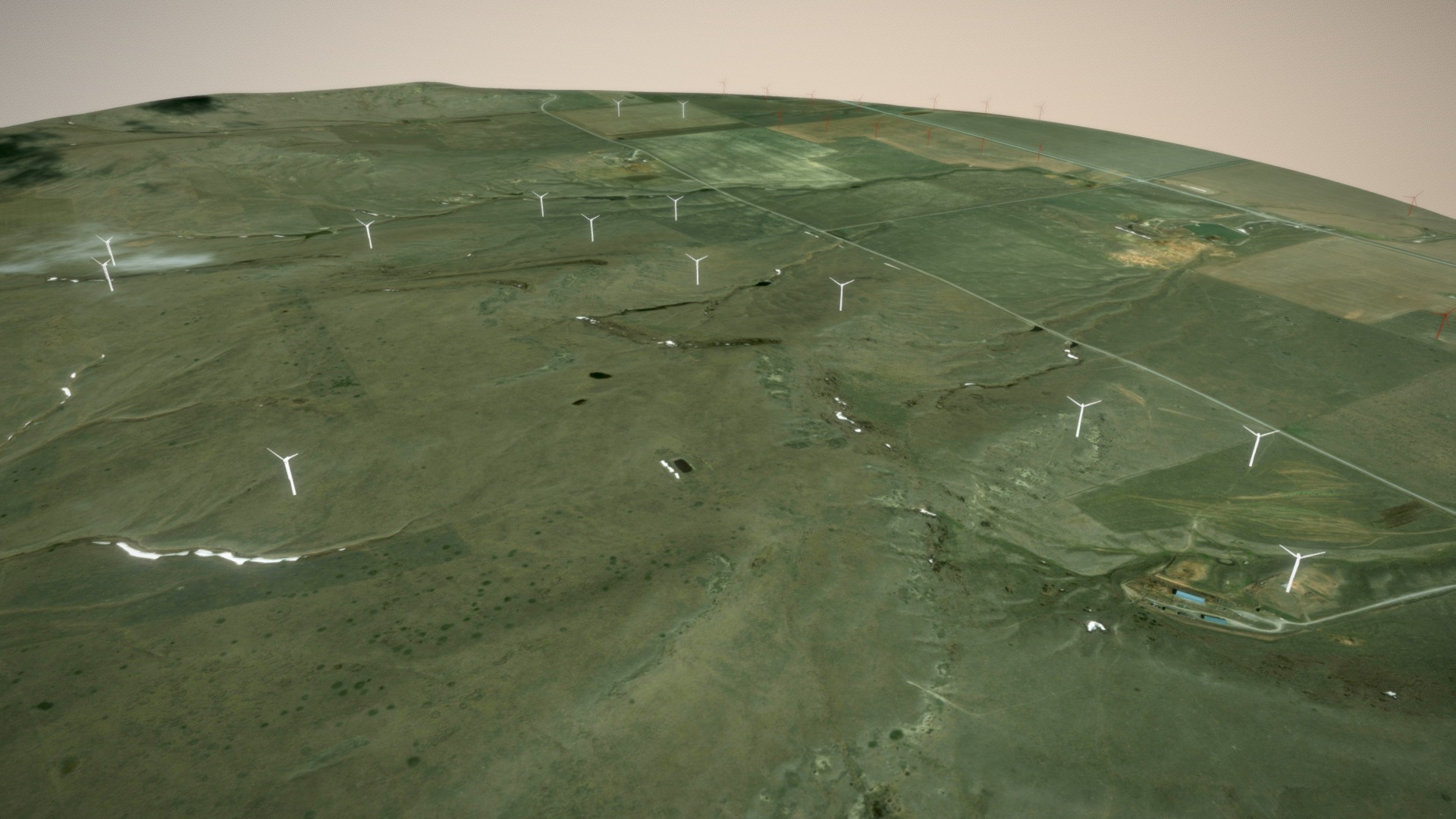 WIND FARM - 3D model by malyphelps [6c32b85] - Sketchfab