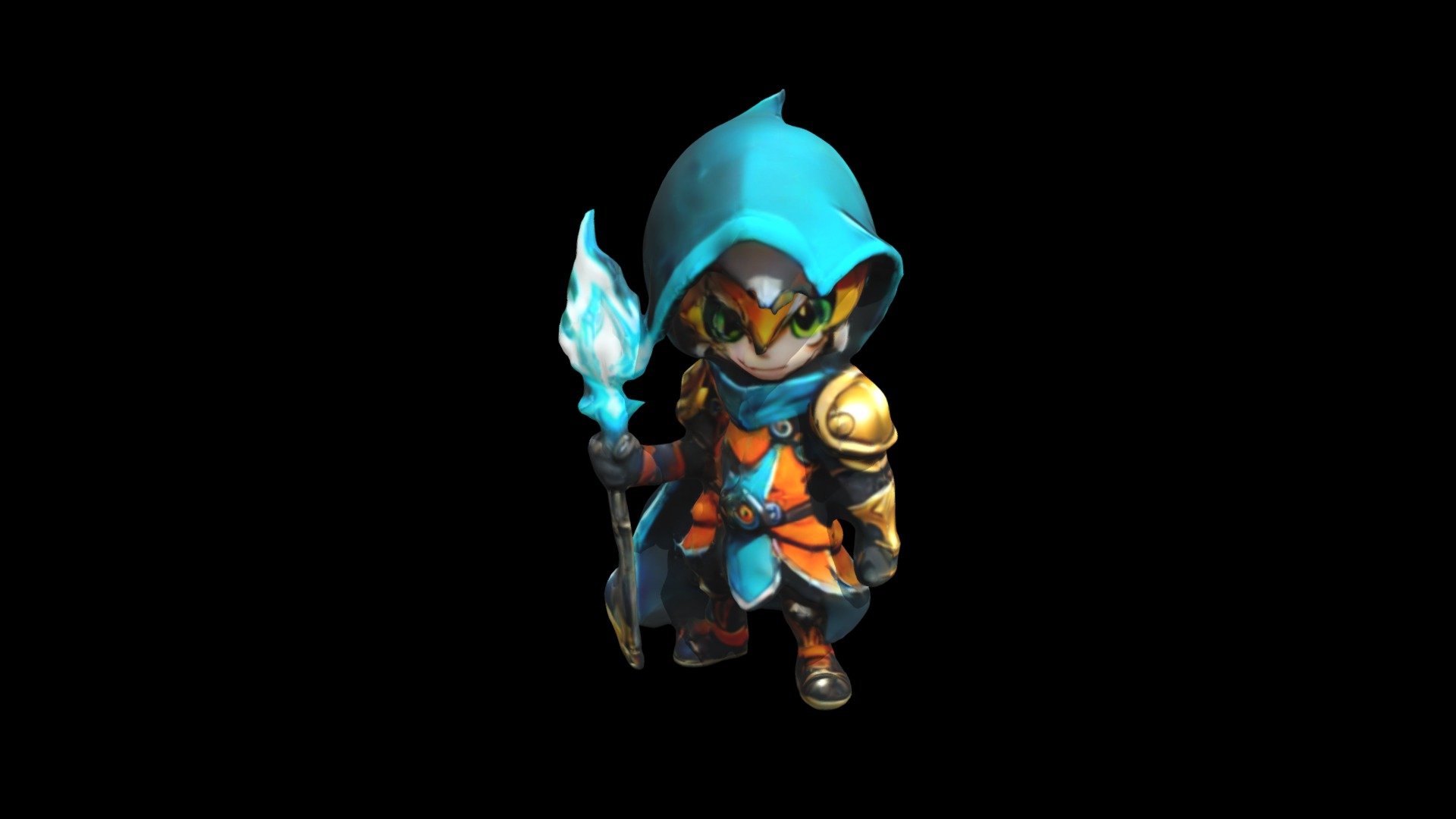 The Angry Blue Mage - Download Free 3D model by klrxyz [6c337fe ...