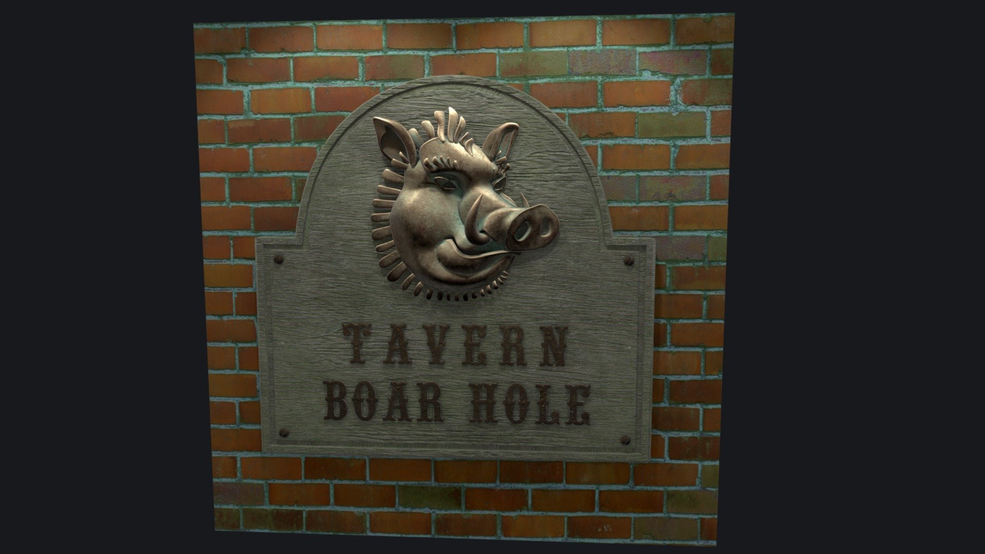 Tavern sign - Buy Royalty Free 3D model by Caplap (@Chursak) [6c34e02 ...