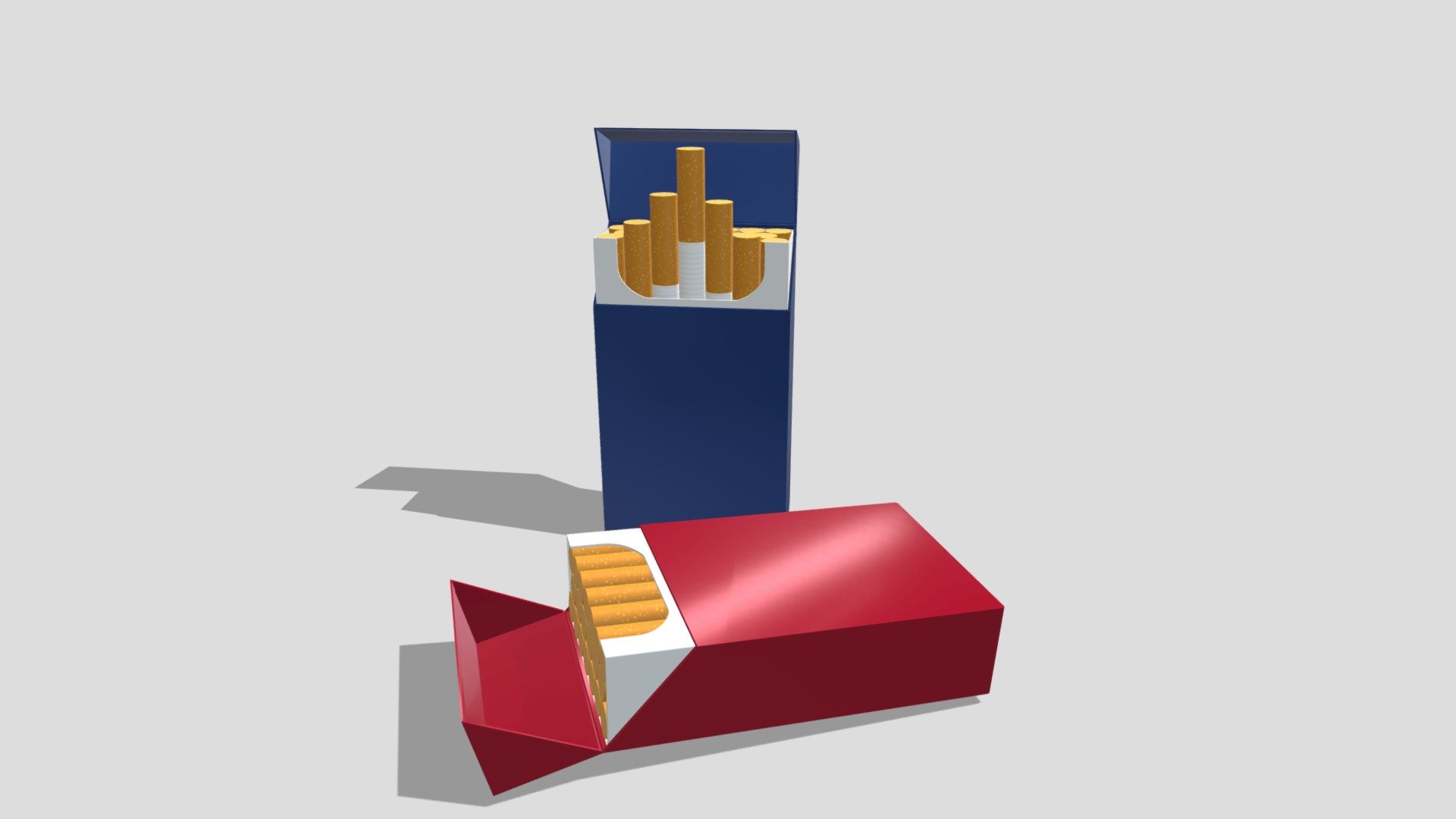 Cigarette Packet - 3D model by Compozip Studios (@CompozipStudios ...