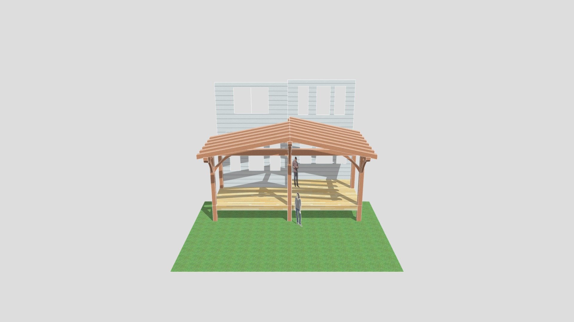 Timber Deck - 3D model by BIGWOOD [6c353b0] - Sketchfab