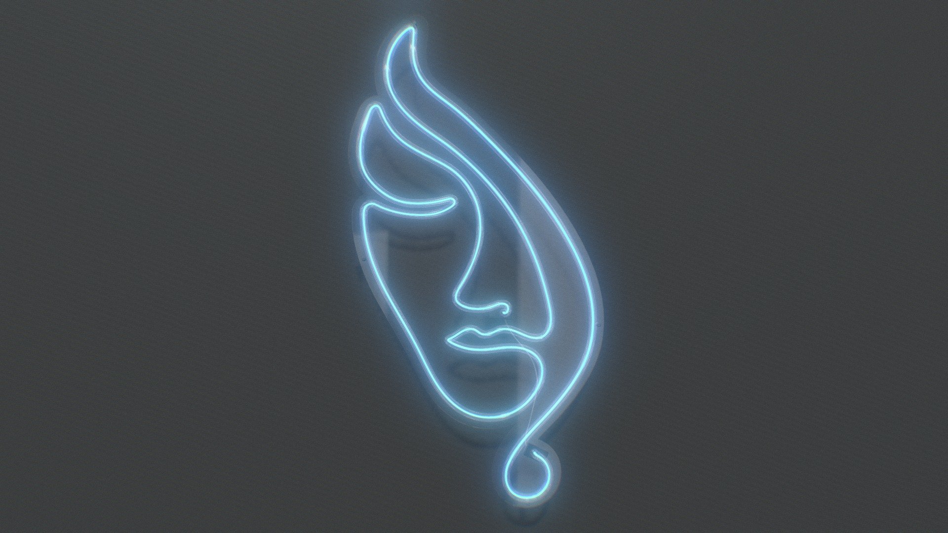Face 3 - Neon Sign - Buy Royalty Free 3D model by NEONPLEX [6c363f6 ...